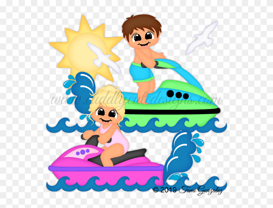 Jet Ski Cuties Clipart (#5255258) - PinClipart