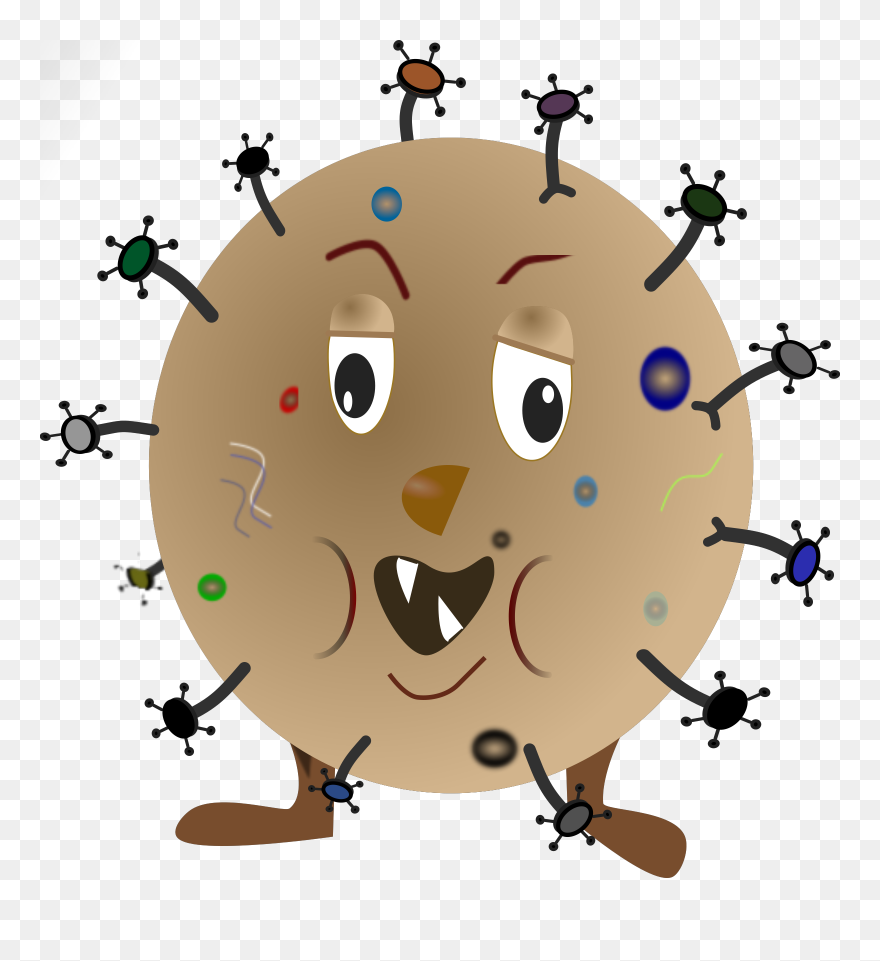 Download Germ 3 Svg Clip Arts - Transparent Background Germs Clipart ...