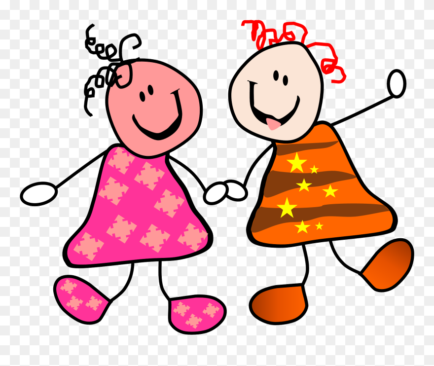 Download Calm Clipart Happy Girl - Happy Kids Clipart - Png Download ...