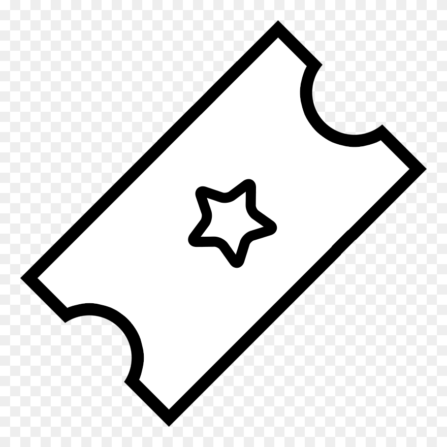 Tickets Clipart Animated - Transparent Ticket Icon - Png Download ...