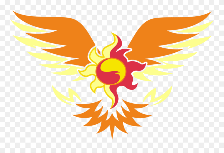 Phoenix Clipart Vector - Mlp Sunlight Cutie Mark - Png Download ...
