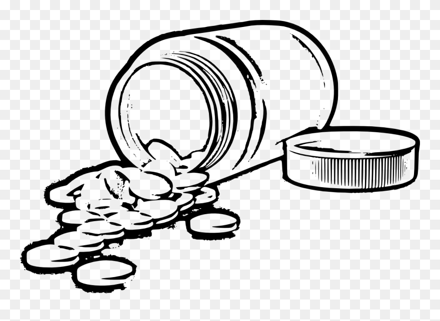 Prescription Bottle Drawing