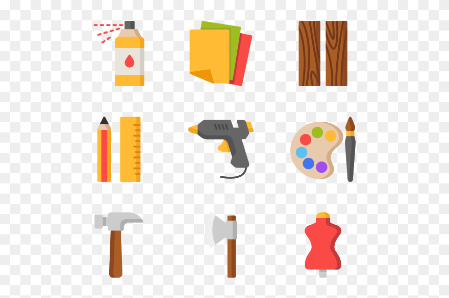 Sewing Clipart Handcraft - Arts And Crafts Png Transparent Png ...