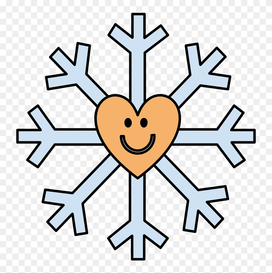 Snowflake, Smiley Face, Heart, Orange - Our Family Is Just The Right ...