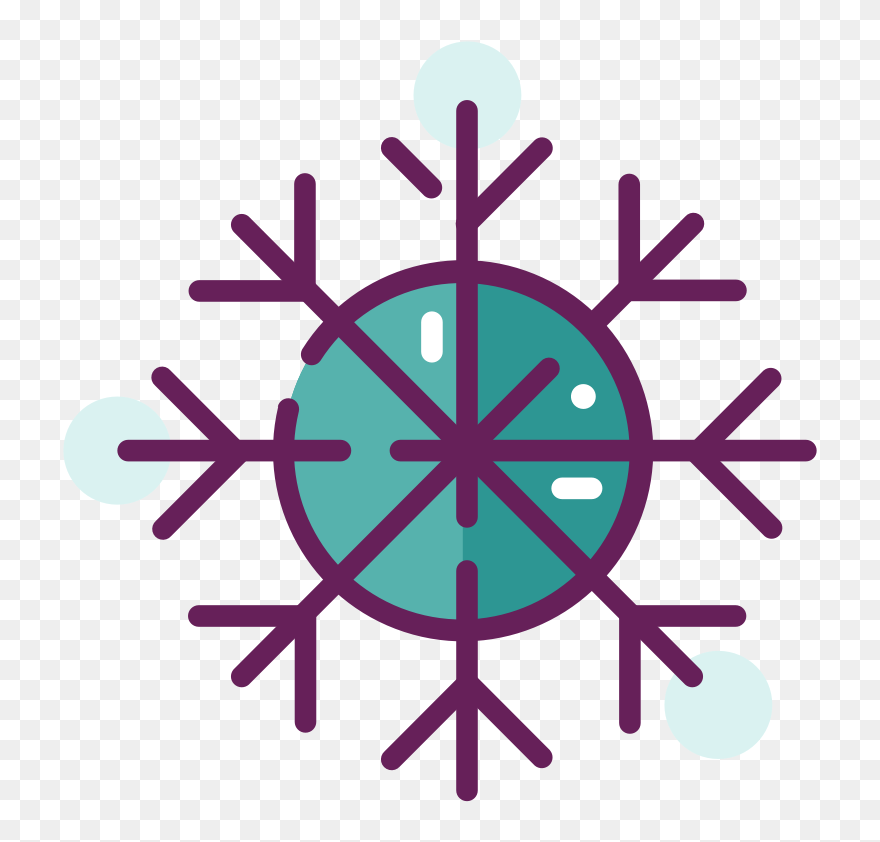 Snowflake Icon Transparent Background Clipart (#5266480) - PinClipart