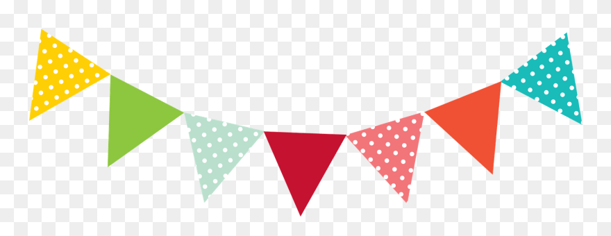 Download Carnival Banner Clipart - Colourful Bunting - Png Download ...