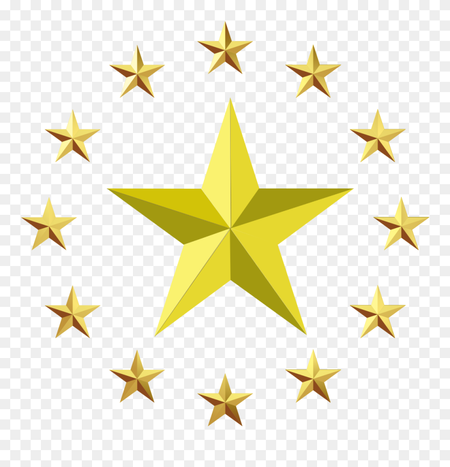 Download Star Europe Clip Art - Transparent Background Gold Star Png ...