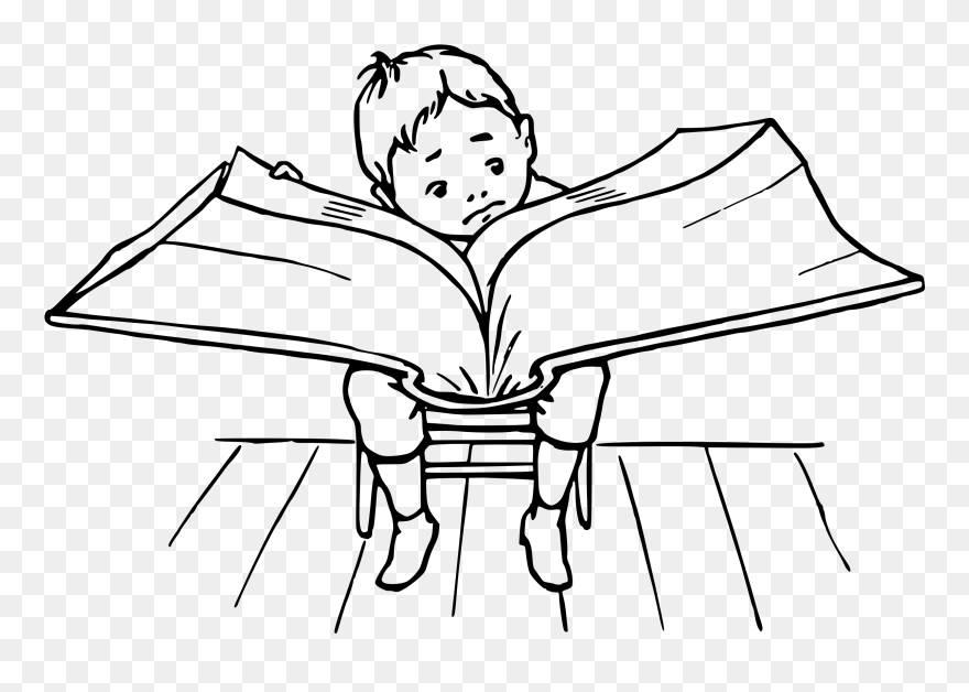 Download Big Book Clipart Clip Art Free Library Clipart - Kids Reading ...