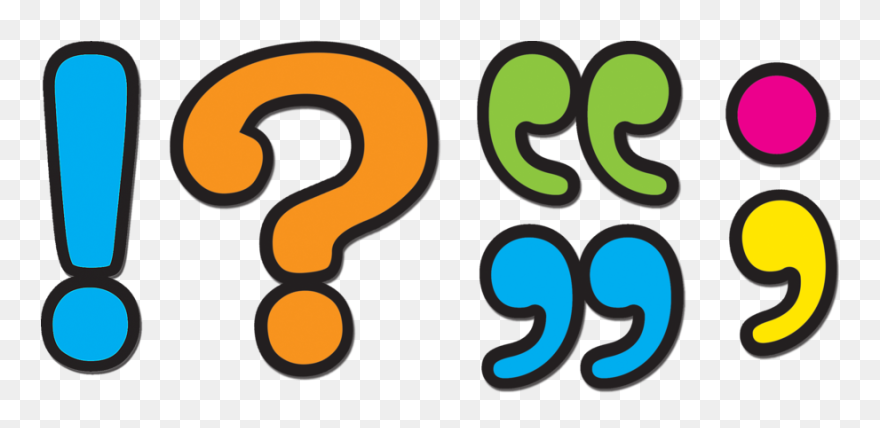 Punctuation, Spelling, And Capitalization - Clip Art Punctuation ...