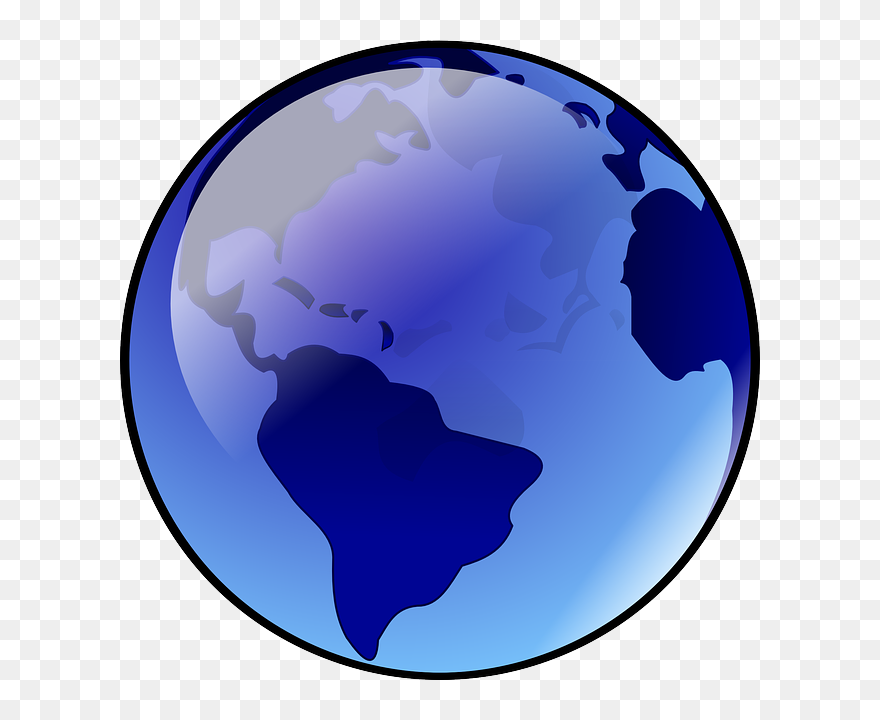 Blue Earth Clip Art Free Vector - Earth Clipart Gif Png Transparent Png ...