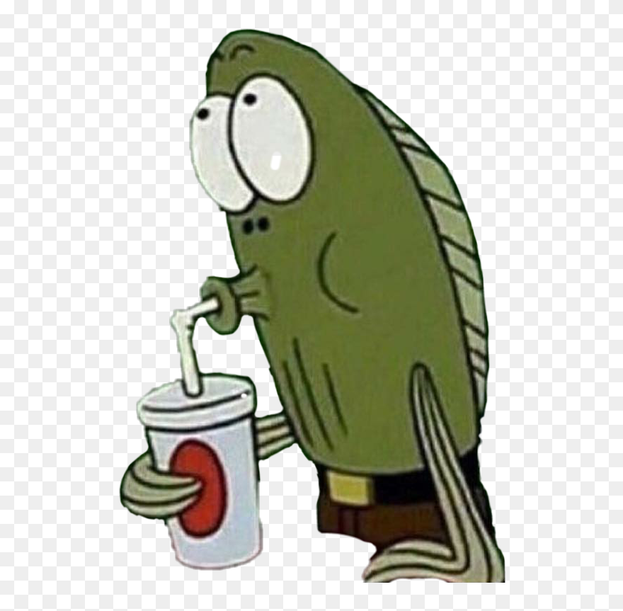 Spongebob Fish Png - Spongebob Fish Drinking Soda Clipart (#5274013 ...