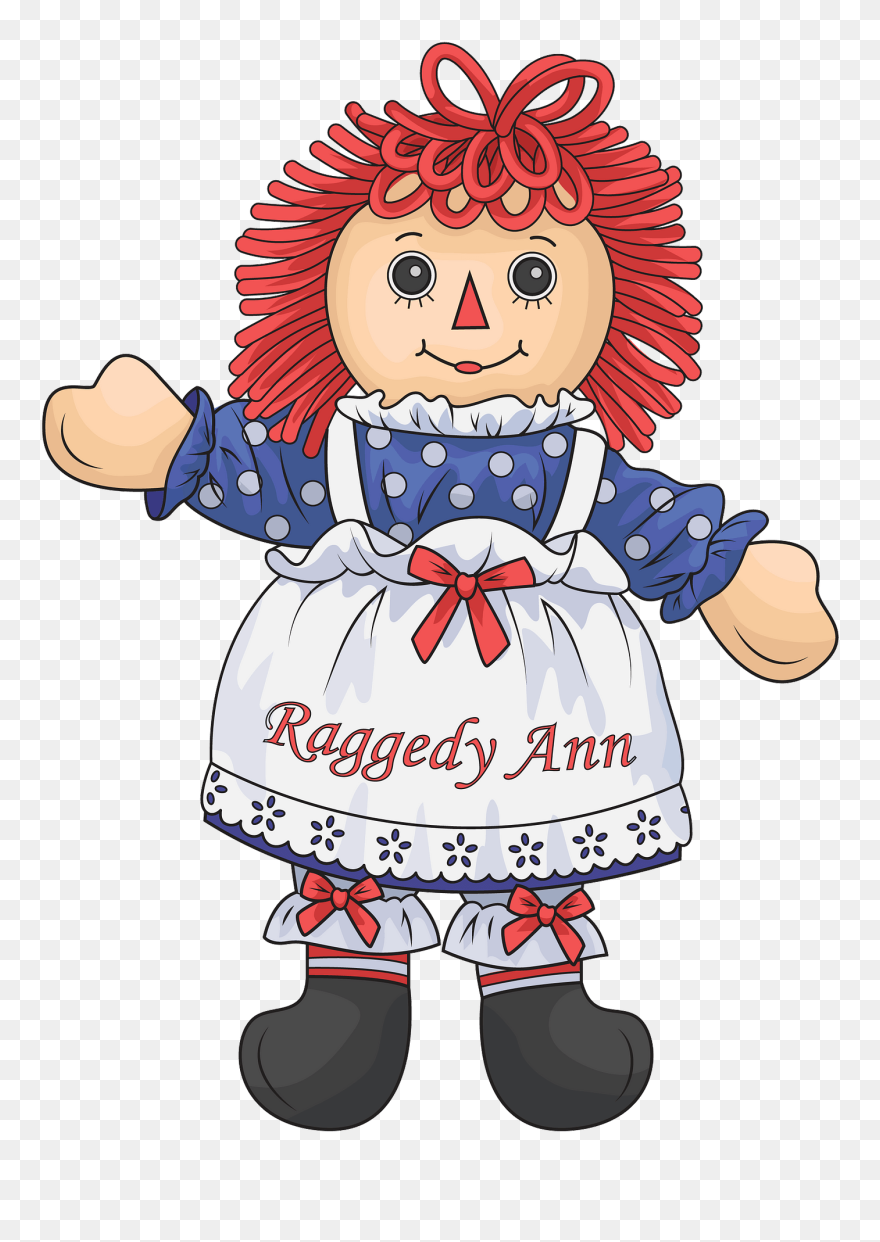 Download Raggedy Ann Vector Clipart (#5280560) - PinClipart