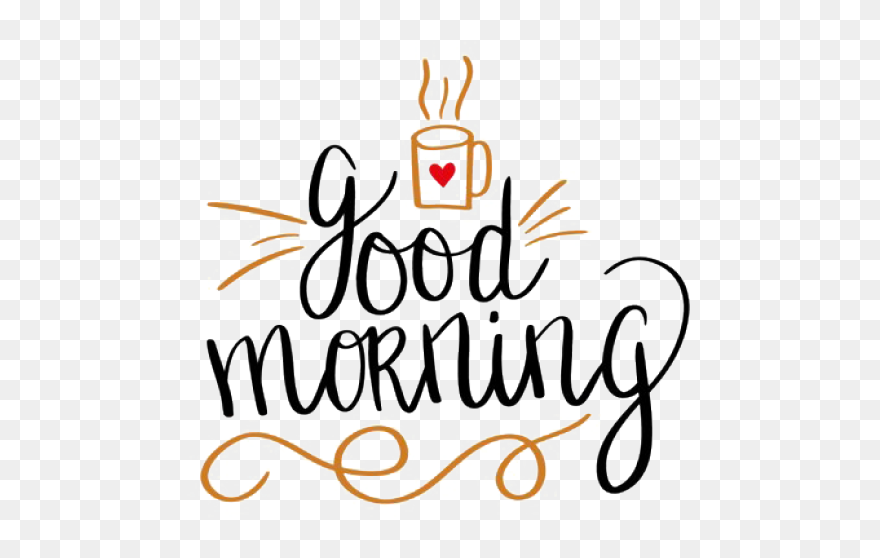 Good Morning Png Transparent Images - Good Morning Png Text Clipart ...