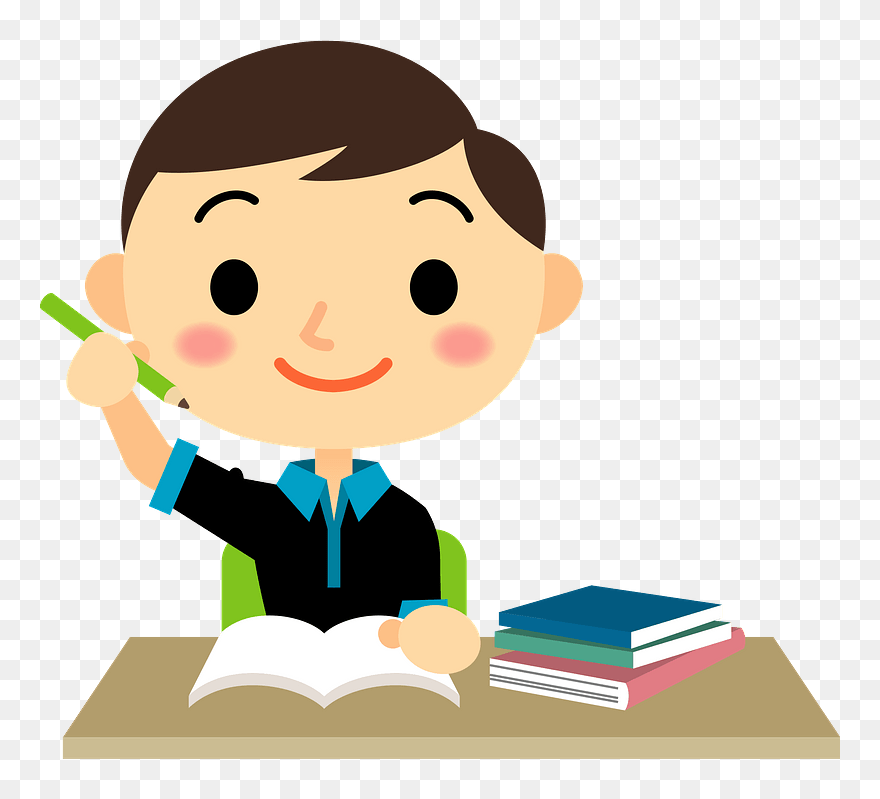 Download Little Boy Study Clipart - Boy Thinking Clipart - Png Download (#5285310) - PinClipart