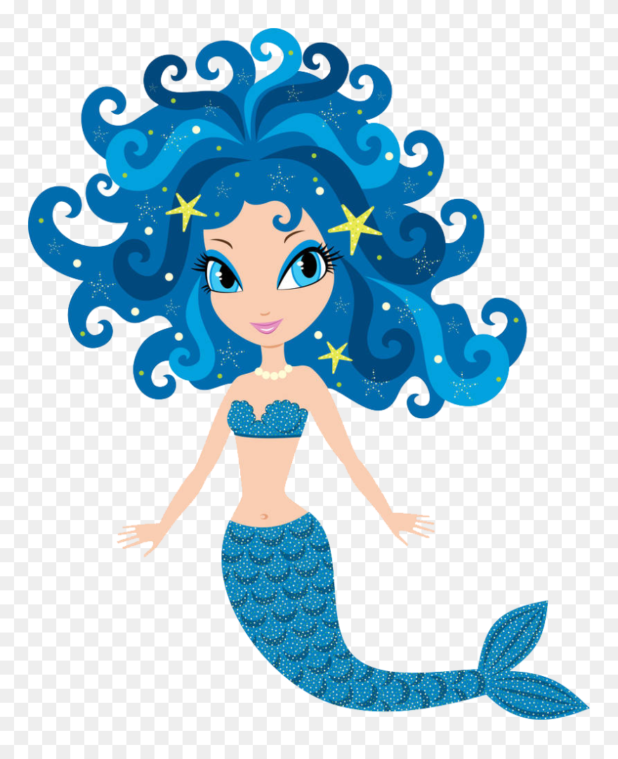 Download Cartoon Mermaid Clipart (#5287677) - PinClipart