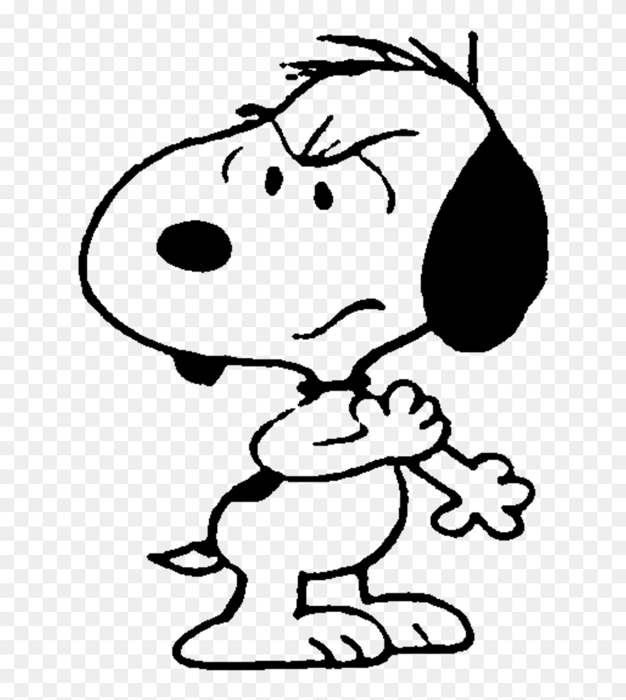 Snoopy Clipart Angry - Snoopy Angry - Png Download (#5288537) - PinClipart