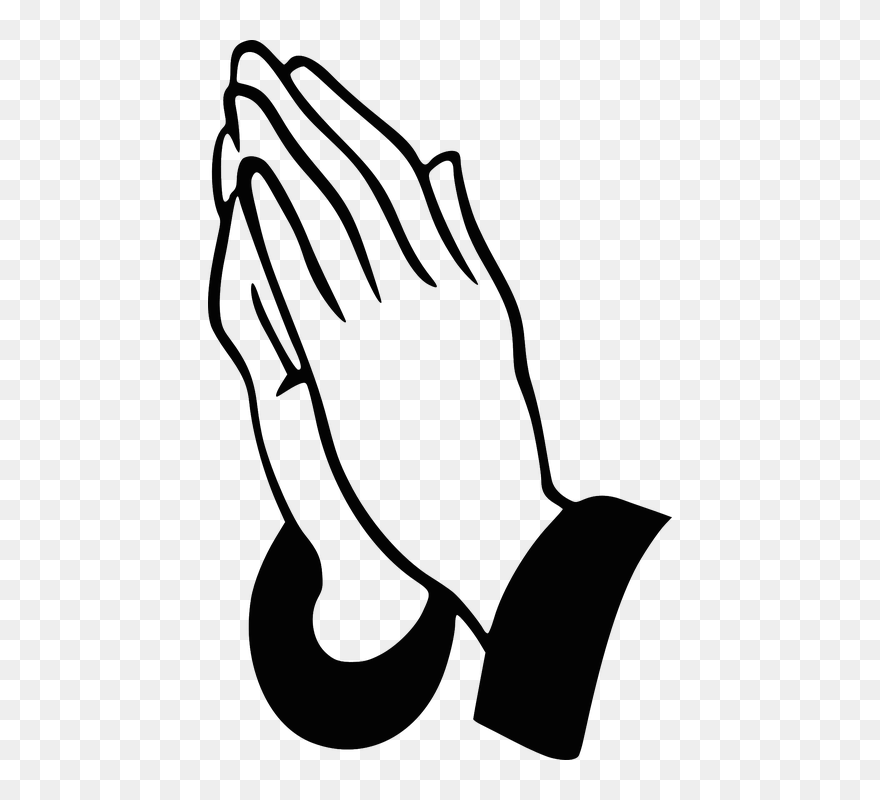 Praying Hands Religion Pray Prayer Jesus God Clipart (#5289740 ...