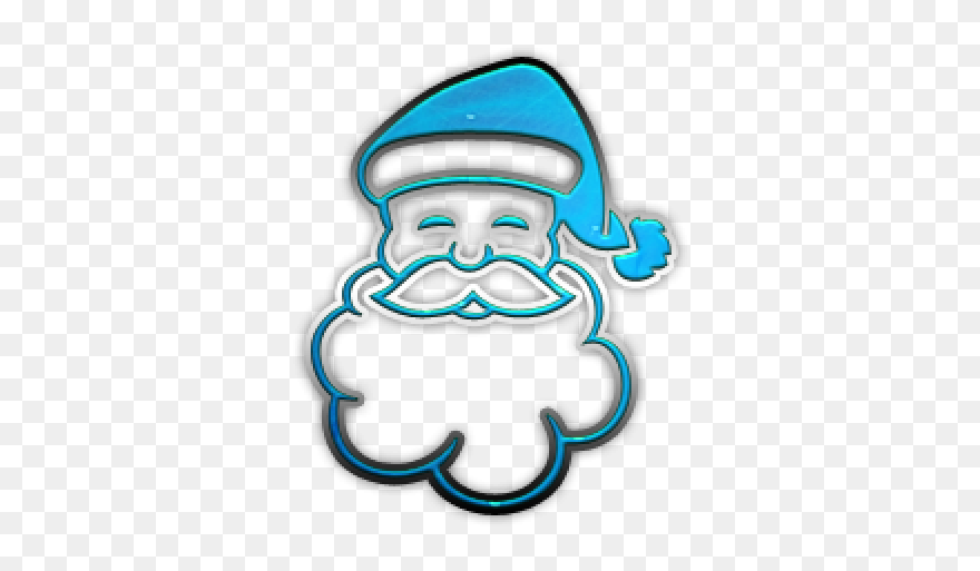 Blue Santa Claus Clipart - Png Download (#5290743) - PinClipart