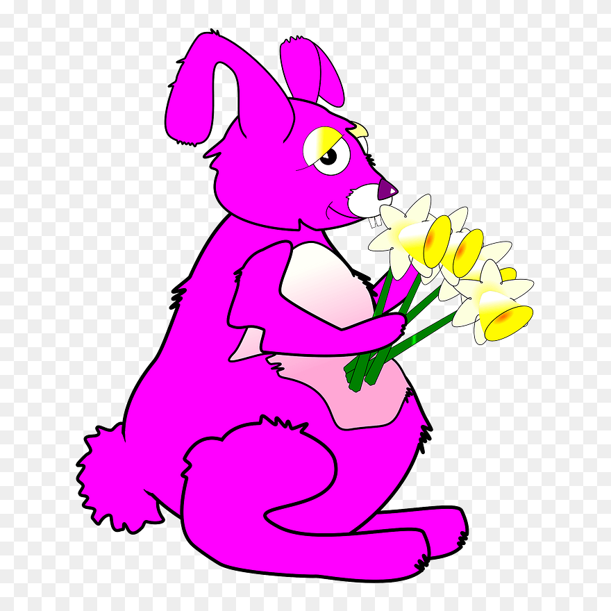 Spring Bunny Clipart - Clip Art - Png Download (#5294123) - PinClipart