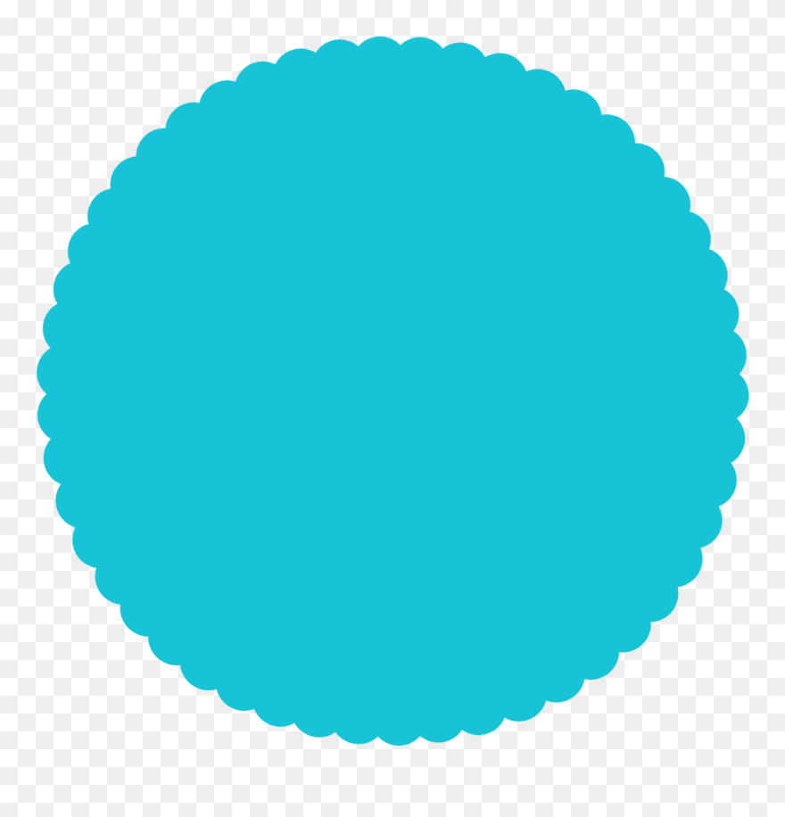 Download Scallop Circle Template, Png - Scalloped Circle Png Clipart ...