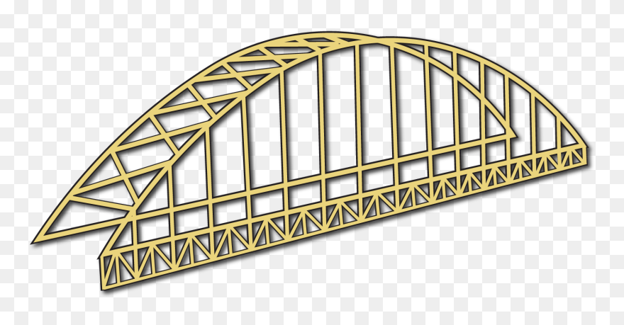 Pittsburgh Bridge Png - Yellow Bridge Clip Art Transparent Png ...