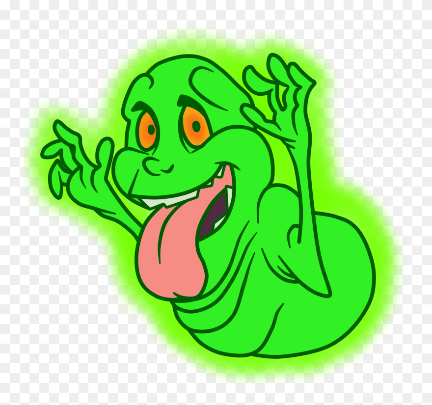 Transparent Happy Marshmallow Clipart - Slimer Cartoon Png (#5298293 ...