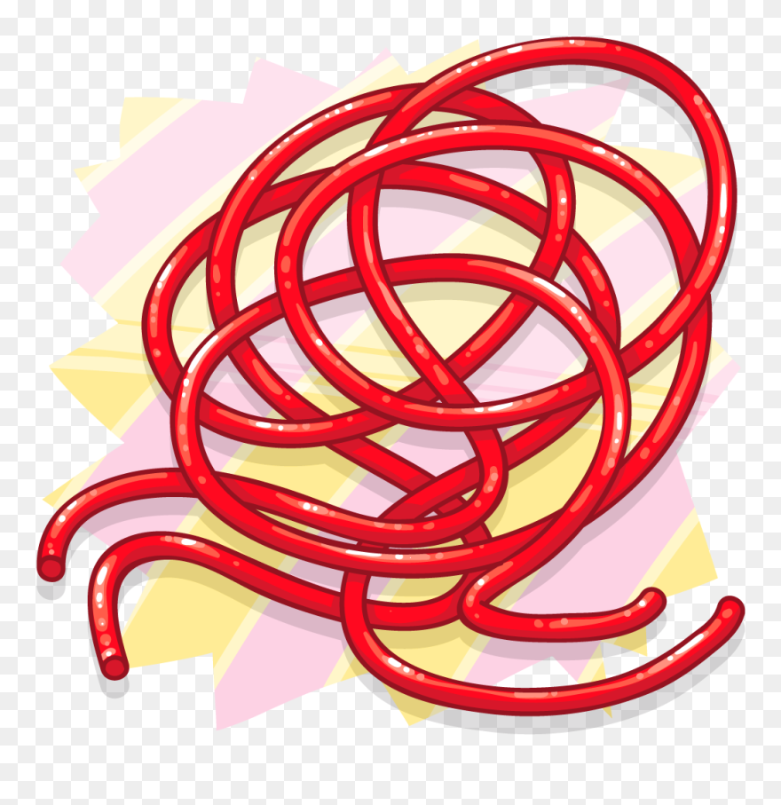 Strawberry Laces Png Clipart (#5298471) - PinClipart