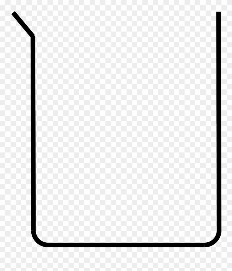 Download Clipart - Becher - Scientific Drawing Of Beaker - Png Download ...