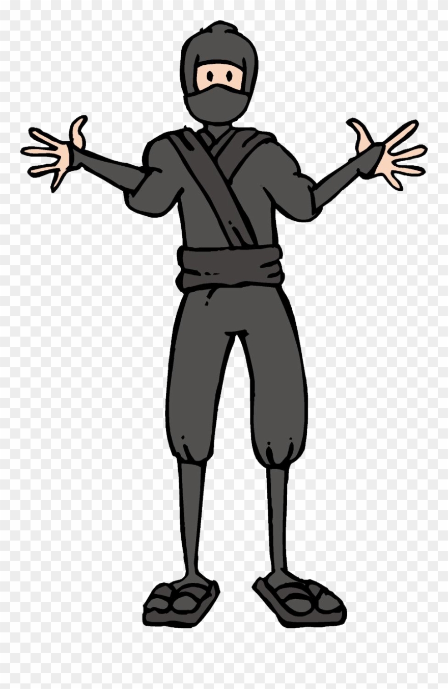 Ninja Body Clipart (#534200) - PinClipart