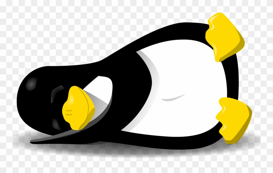 Download Zazzle Linux Tux Sleeping Grand Tote Bag Clipart (#537674 ...