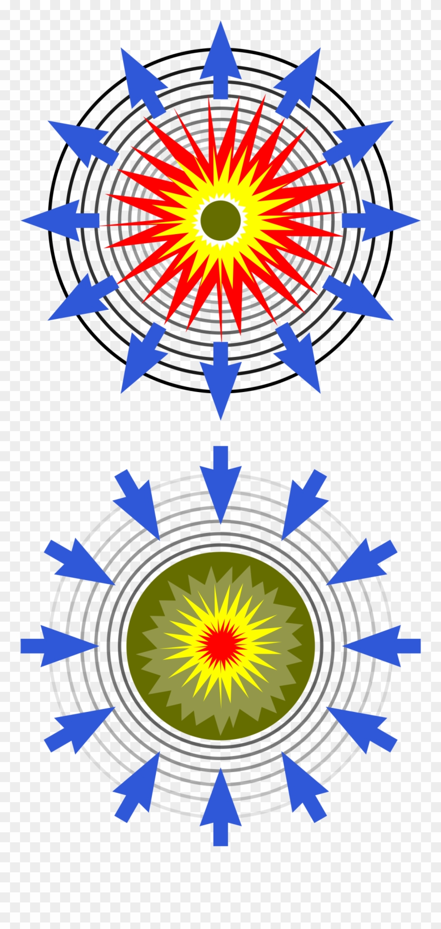 Download Implosion Mechanical Process Wikipedia - Implosion Clipart (#537929) - PinClipart