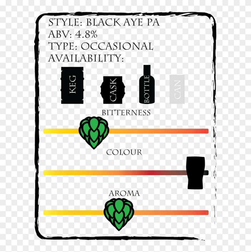 Black Aye Beer Specs - Pale Ale Clipart (#539931) - PinClipart