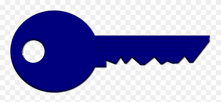 Clip Art Blue Key - Png Download (#5302942) - PinClipart
