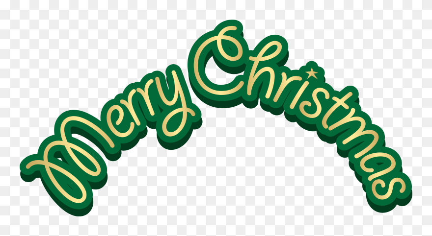 Merry Christmas Deco Text Green Png Clipart - Merry Christmas Green Png ...