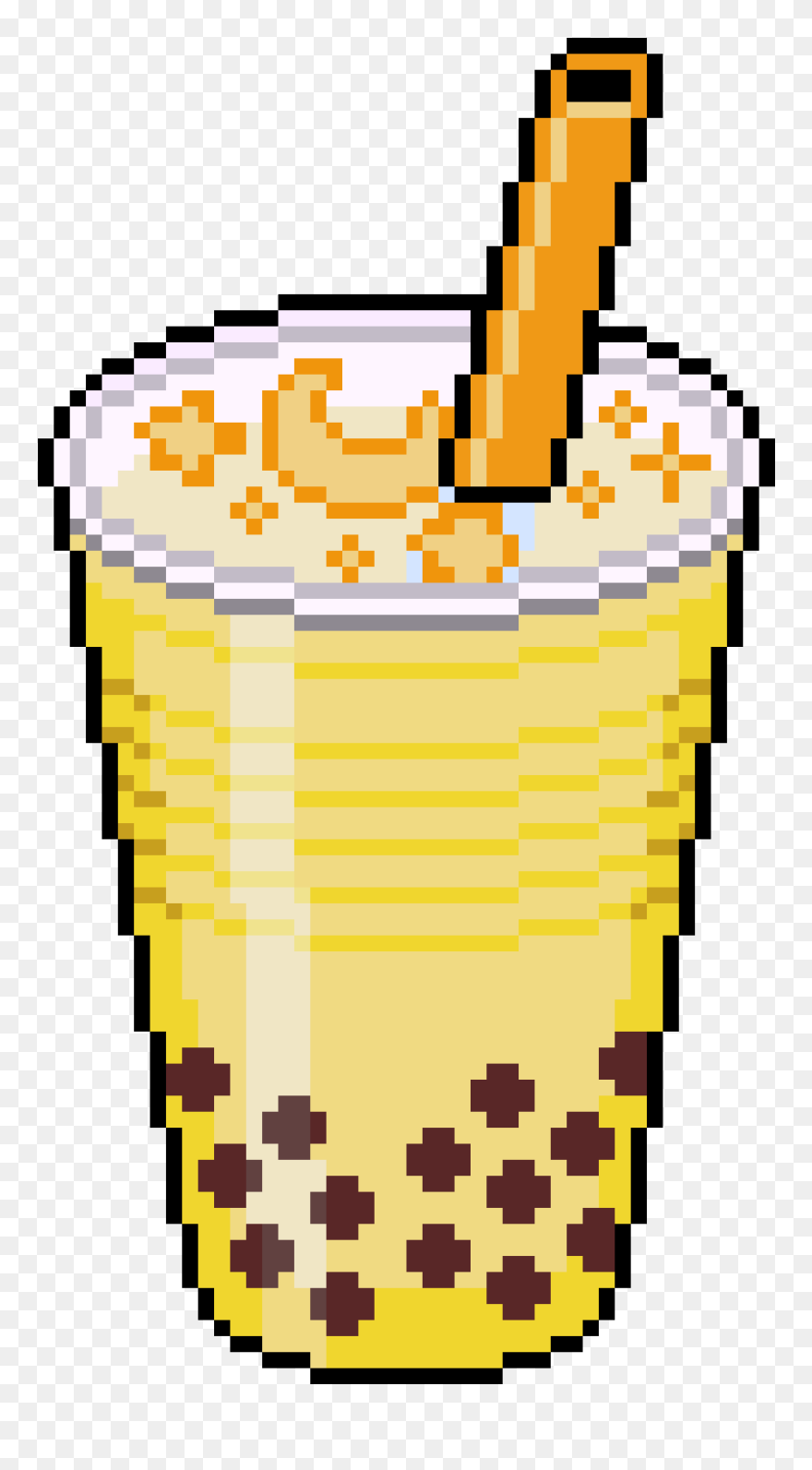 Boba Pixel Art Clipart (#5307073) - PinClipart