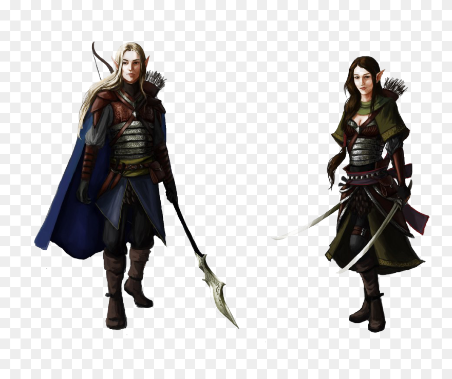 Download Male Elf Png Clipart Background - D&d High Elf Male ...