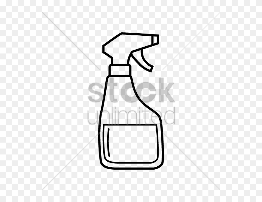 Gun Clipart Pressure Washing - Draw A Spray Bottle Step - Png Download ...