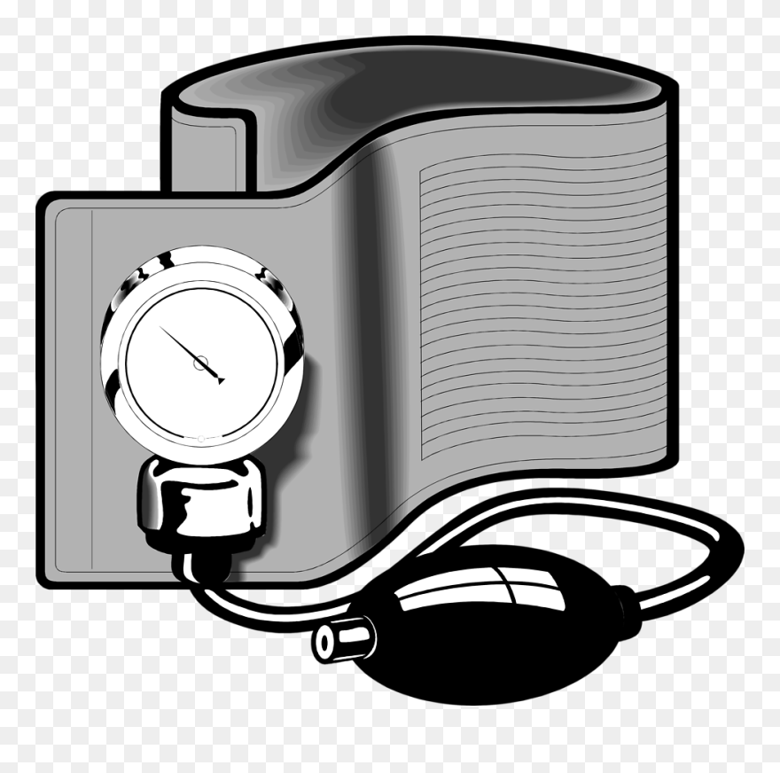 Cuff Clip Transparent & Png Clipart Free Download - Blood Pressure Cuff ...