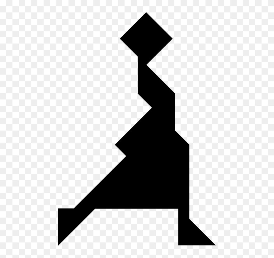 Download Photography - Tangram Shape Of Dancer Clipart (#5310951 ...