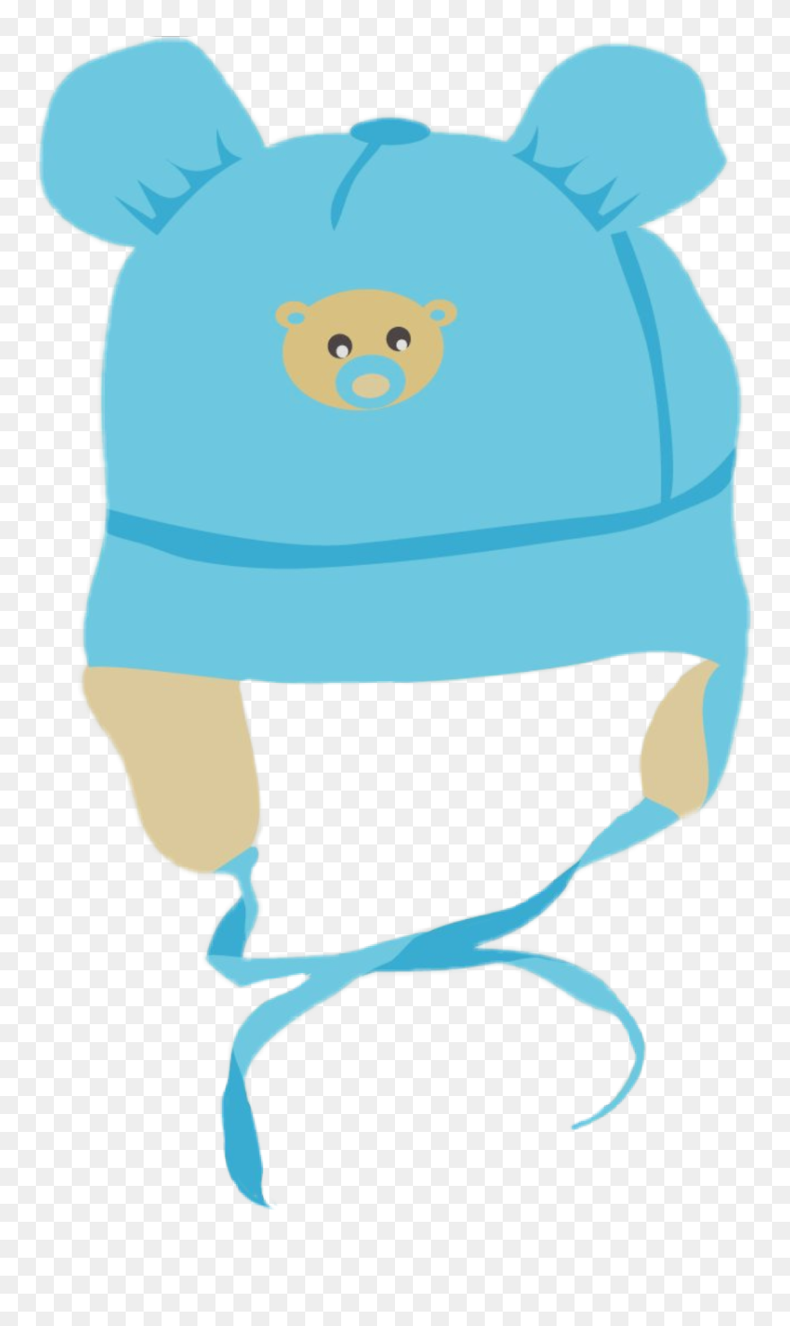 Download #bonnet #forbaby #bébé #baby - Baby Bonnet Png Clipart ...