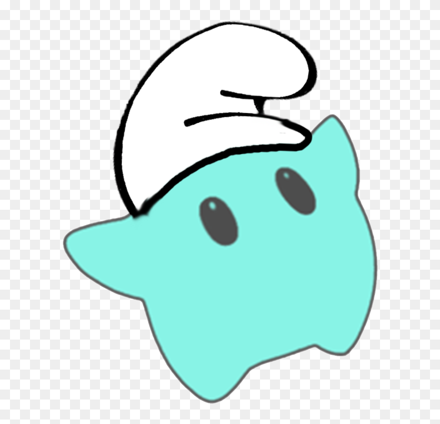 Sticker Other Luma Schtroumpf Smurf Bleu Bonnet Blanc Clipart (#5312048 ...