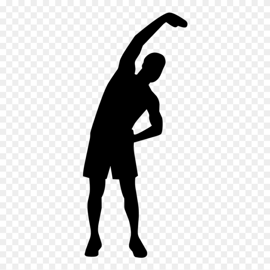 Stretching Silhouette Png Clipart (#5315385) - PinClipart
