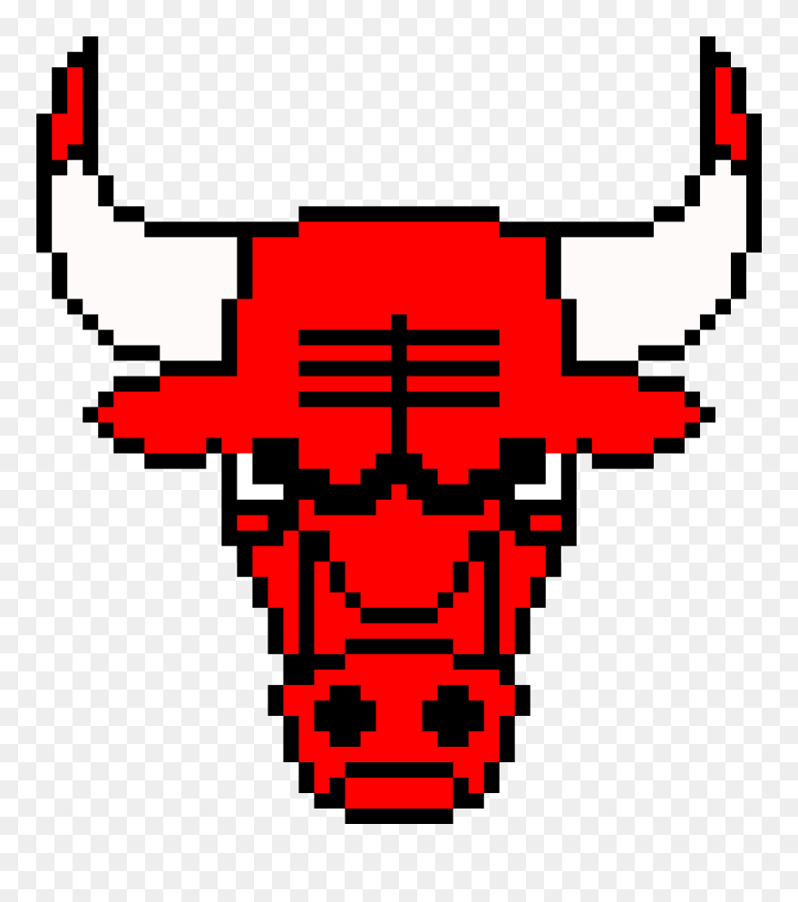 Don"t Forget The Bulls - Pixel Art Nba Logo Clipart (#5316381) - PinClipart