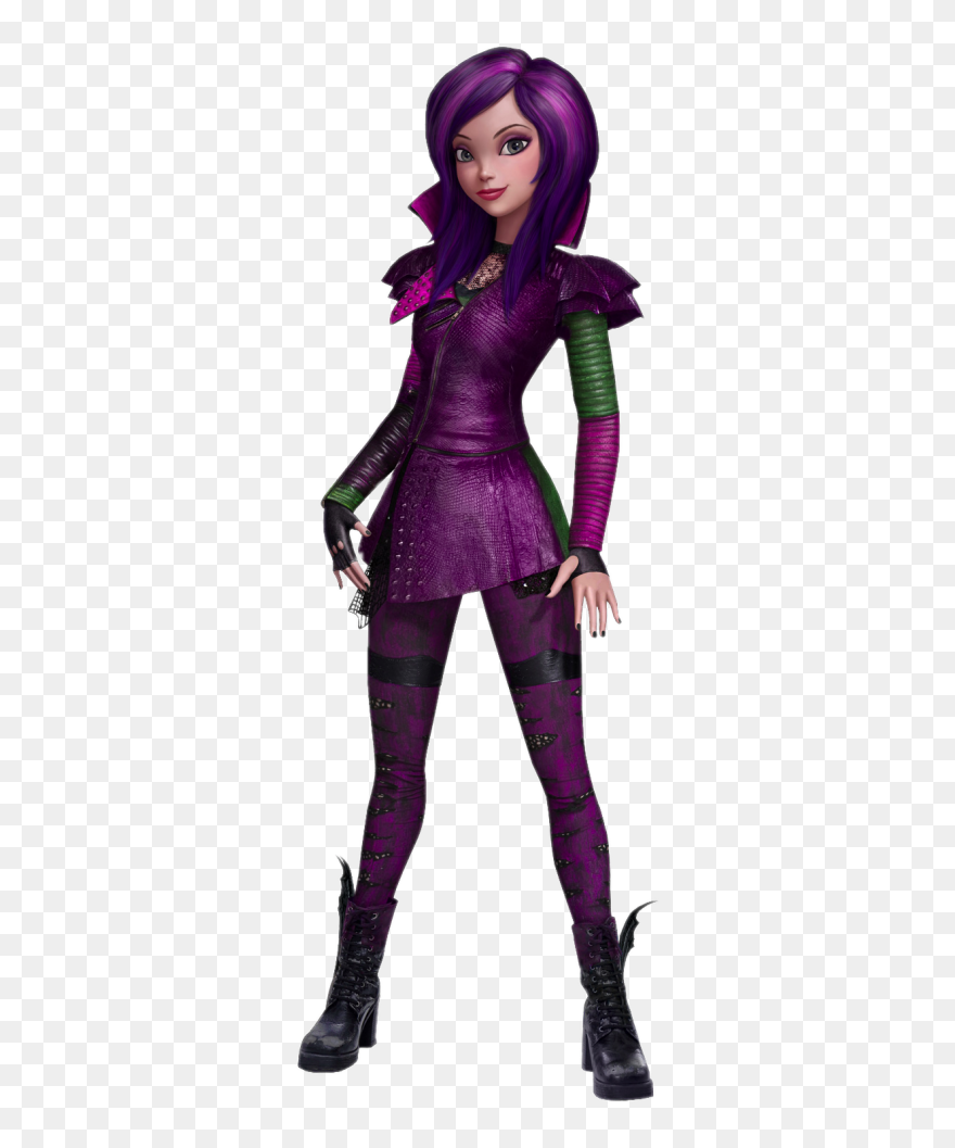 Descendants Character Mal - Descendants Wicked World Mal Png Clipart ...