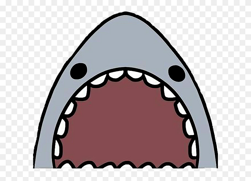 #shark #bite #mouth #freetoedit - Transparent Shark Sticker Clipart ...