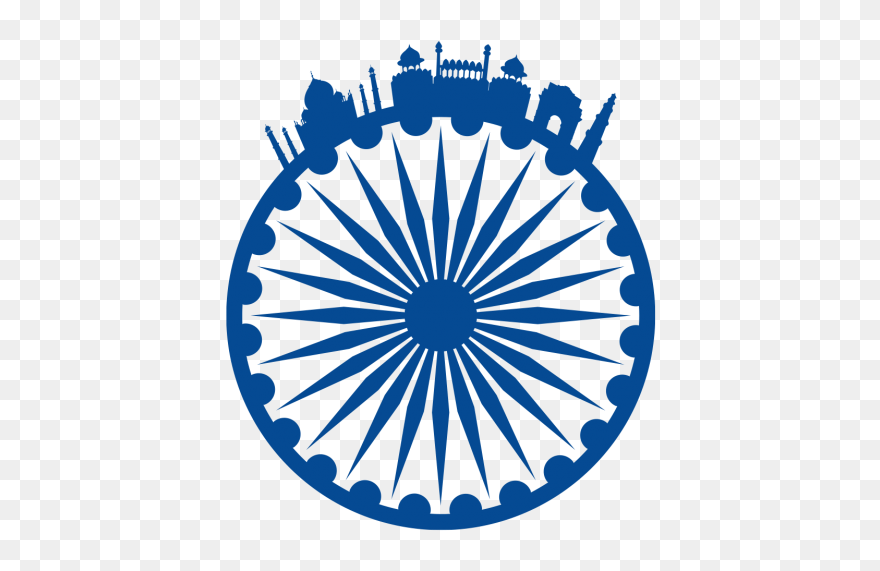 Indian Flag Ashok Chakra Png Clipart (#5320390) - PinClipart