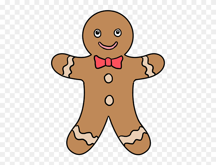 Download How To Draw Gingerbread Man Christmas Drawing Ideas Easy