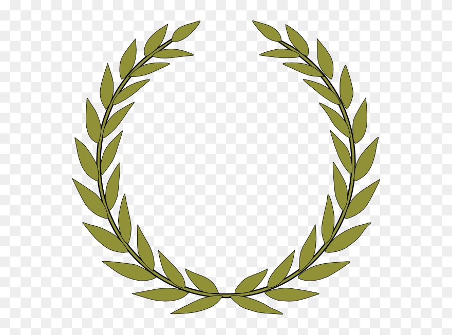 Transparent Gold Glitter Crown Clipart - Ancient Greece Olive Branch ...