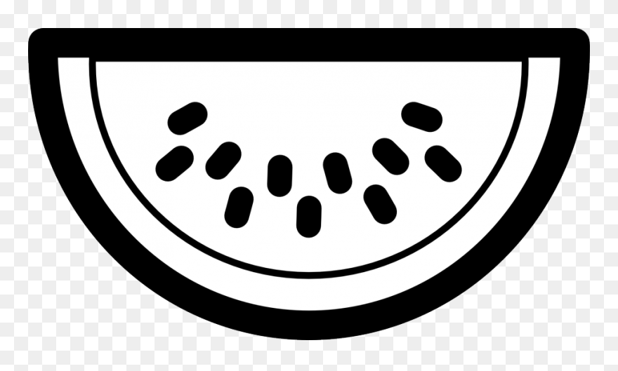 Download Cartoon Clipart Of A Loving Watermelon Mascot Vector ...