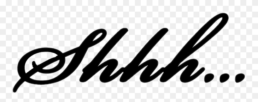 Secret Transparent Background Shhh Clipart - Shh Secret Transparent ...